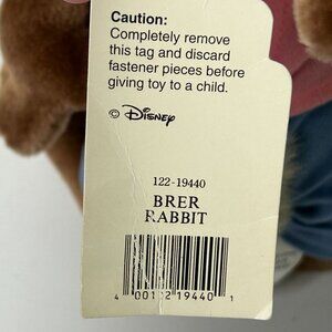 Disney | Toys | Brer Rabbit Plush Walt Disney World Splash Mountain 2 ...